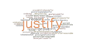 JUSTIFY: Synonyms and Related Words. What is Another Word for JUSTIFY ...