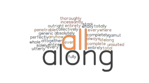 ALL ALONG: Synonyms and Related Words. What is Another Word for ALL ...