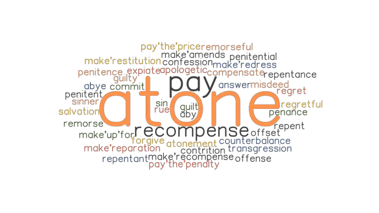 ATONE: Synonyms and Related Words. What is Another Word for ATONE ...