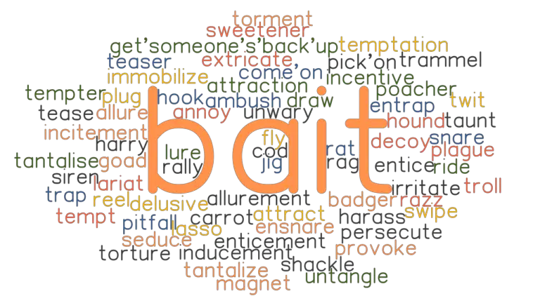 BAIT: Synonyms and Related Words. What is Another Word for BAIT ...