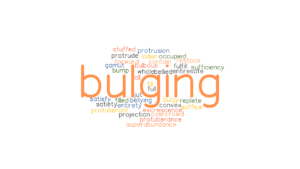 BULGING: Synonyms and Related Words. What is Another Word for BULGING ...