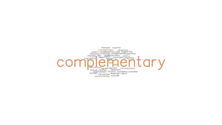 COMPLEMENTARY: Synonyms and Related Words. What is Another Word for ...