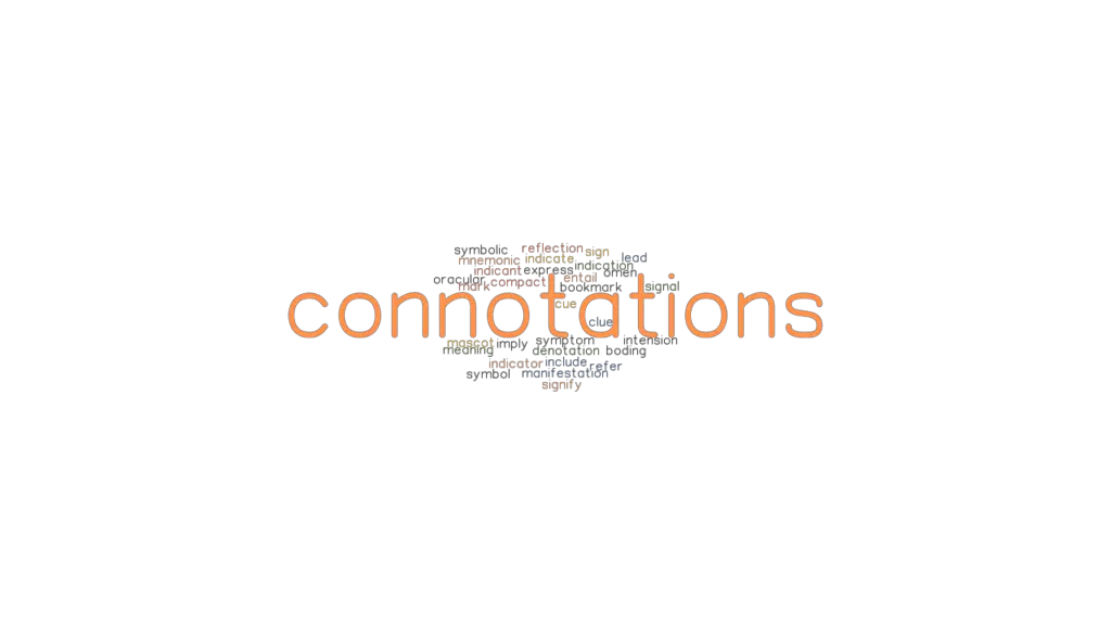 CONNOTATIONS: Synonyms and Related Words. What is Another Word for ...