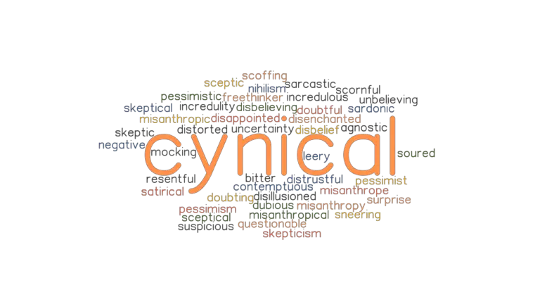 CYNICAL: Synonyms and Related Words. What is Another Word for CYNICAL ...