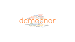 DEMEANOR: Synonyms and Related Words. What is Another Word for DEMEANOR ...
