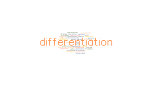 DIFFERENTIATION: Synonyms and Related Words. What is Another Word for ...