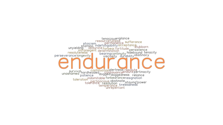 ENDURANCE: Synonyms and Related Words. What is Another Word for ...