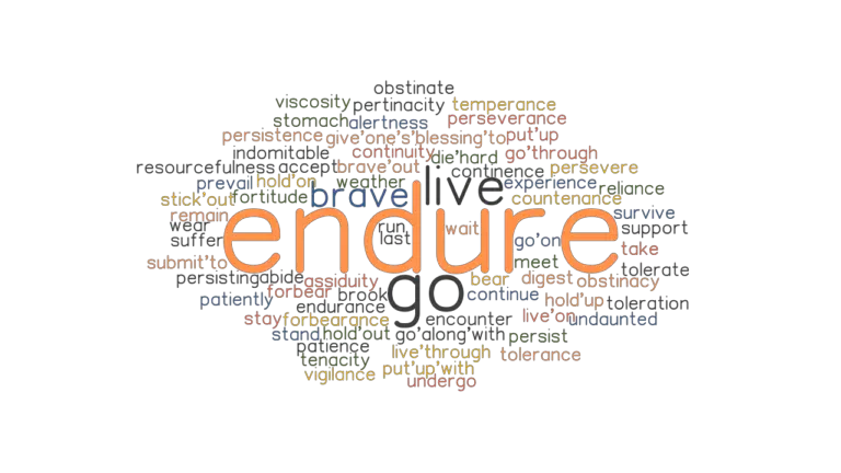 ENDURE: Synonyms and Related Words. What is Another Word for ENDURE ...