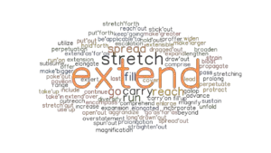 EXTEND: Synonyms and Related Words. What is Another Word for EXTEND ...
