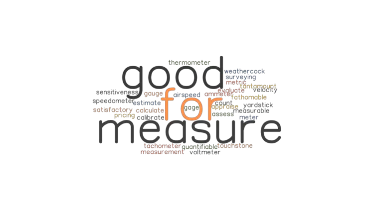 Measurements Synonym