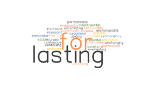 FOR LASTING: Synonyms and Related Words. What is Another Word for FOR ...