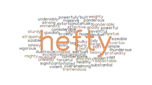 HEFTY: Synonyms and Related Words. What is Another Word for HEFTY ...