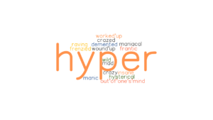 HYPER: Synonyms and Related Words. What is Another Word for HYPER ...