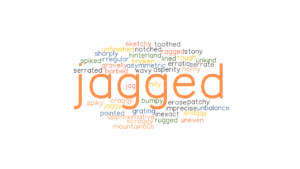 JAGGED: Synonyms and Related Words. What is Another Word for JAGGED ...