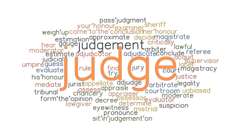 JUDGE: Synonyms and Related Words. What is Another Word for JUDGE ...
