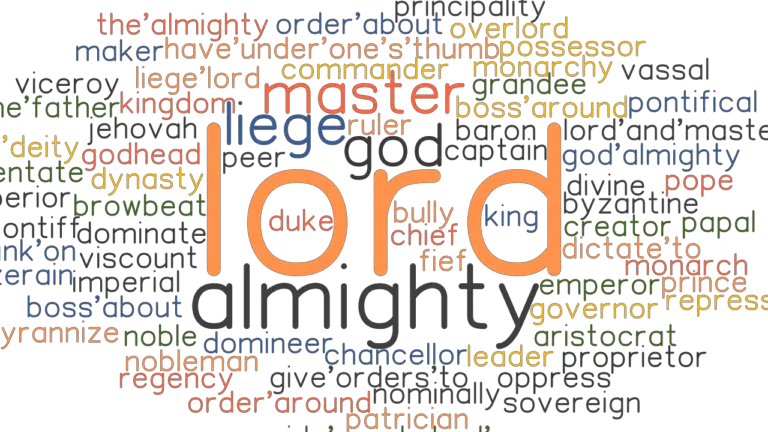 LORD: Synonyms and Related Words. What is Another Word for LORD ...