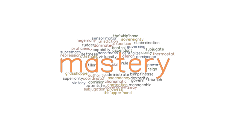 MASTERY: Synonyms and Related Words. What is Another Word for MASTERY ...