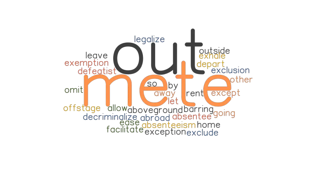 METE OUT: Synonyms and Related Words. What is Another Word for METE OUT ...