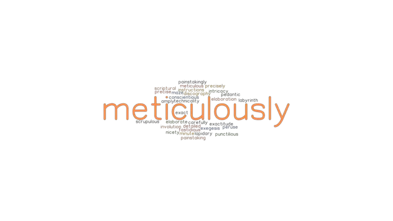 METICULOUSLY: Synonyms and Related Words. What is Another Word for ...