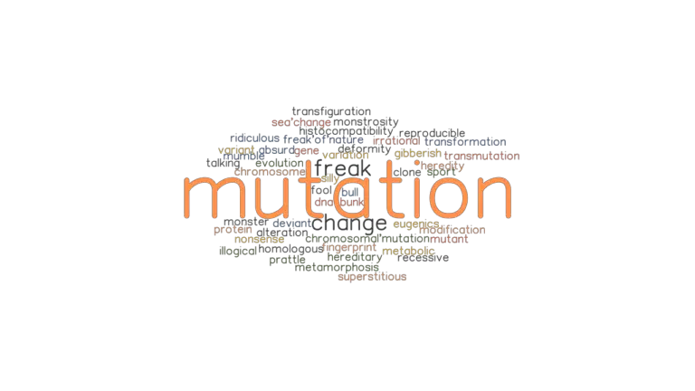 MUTATION: Synonyms and Related Words. What is Another Word for MUTATION ...