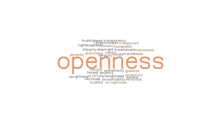 OPENNESS: Synonyms and Related Words. What is Another Word for OPENNESS ...