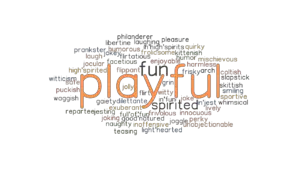 PLAYFUL: Synonyms and Related Words. What is Another Word for PLAYFUL ...