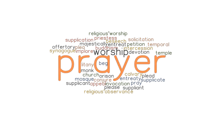 PRAYER: Synonyms and Related Words. What is Another Word for PRAYER ...