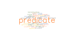 PREDICATE: Synonyms and Related Words. What is Another Word for ...