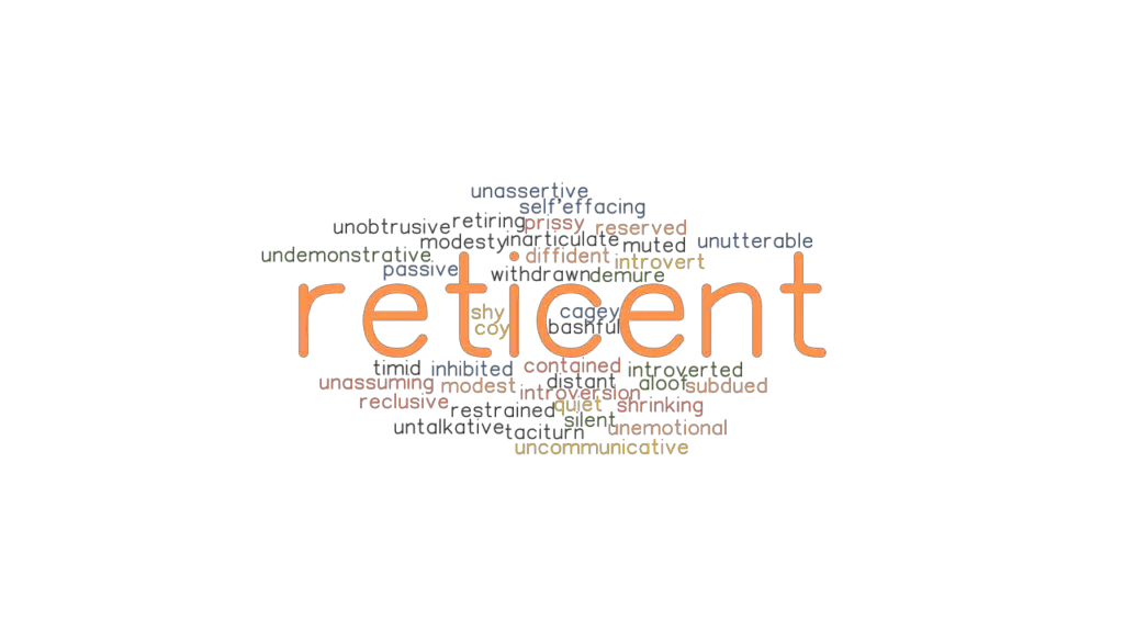 RETICENT: Synonyms and Related Words. What is Another Word for RETICENT ...