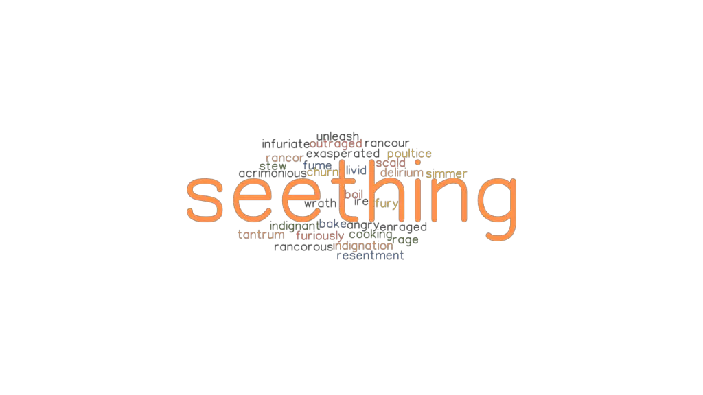 SEETHING: Synonyms and Related Words. What is Another Word for SEETHING ...