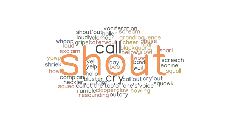 SHOUT: Synonyms and Related Words. What is Another Word for SHOUT ...