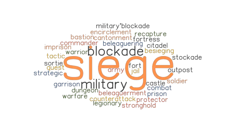 SIEGE: Synonyms and Related Words. What is Another Word for SIEGE ...
