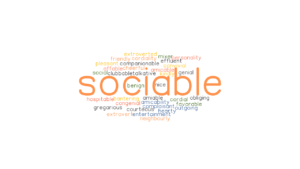 SOCIABLE: Synonyms and Related Words. What is Another Word for SOCIABLE ...