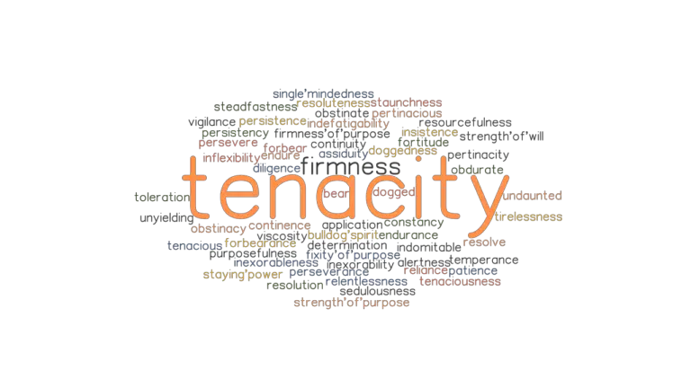 TENACITY: Synonyms and Related Words. What is Another Word for TENACITY ...
