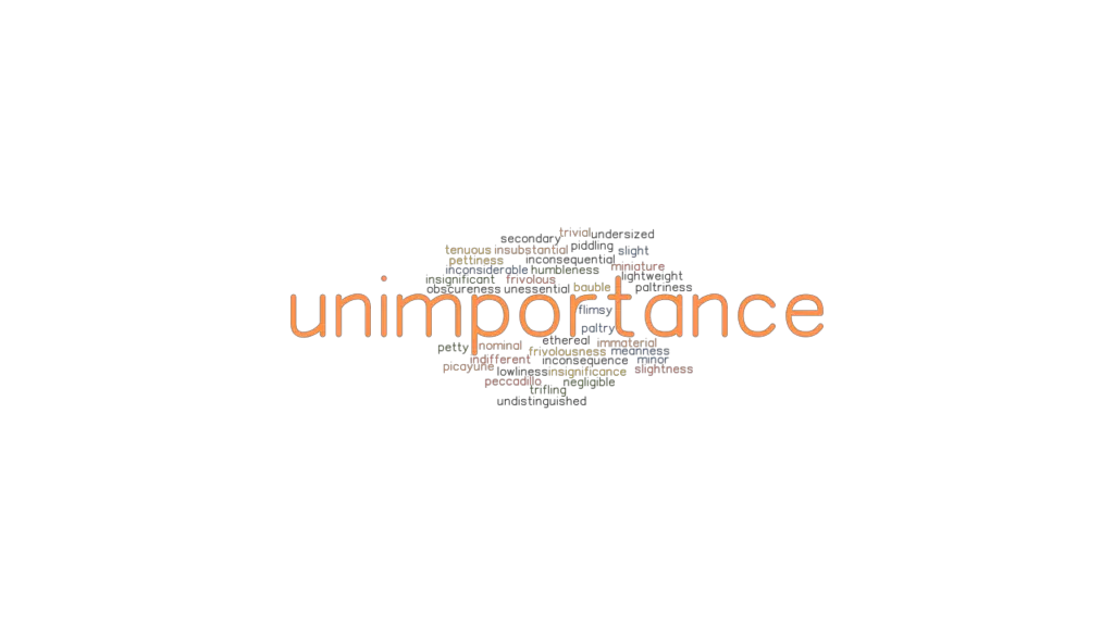 Unimportance
