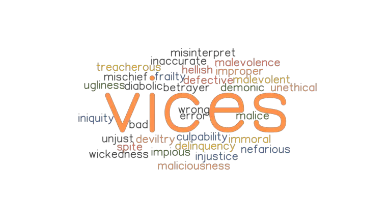 VICES: Synonyms and Related Words. What is Another Word for VICES ...