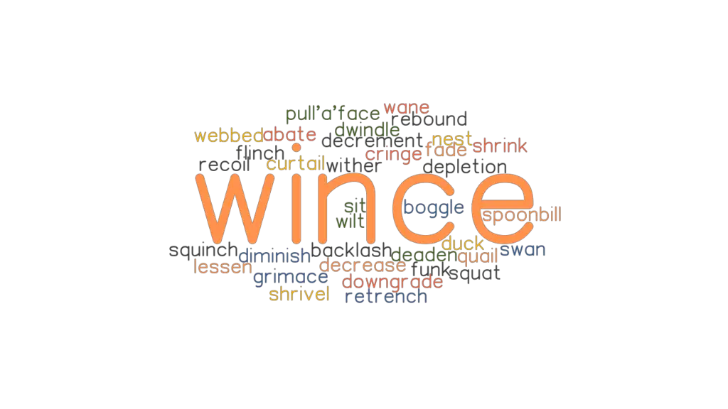 WINCE: Synonyms and Related Words. What is Another Word for WINCE ...