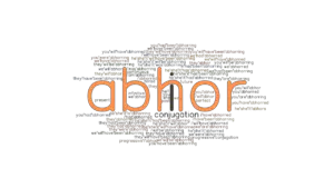 Abhor Past Tense: Verb Forms, Conjugate ABHOR - GrammarTOP.com