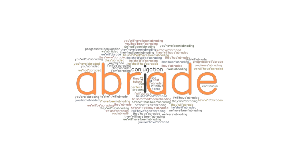 Abrade Past Tense: Verb Forms, Conjugate ABRADE - GrammarTOP.com