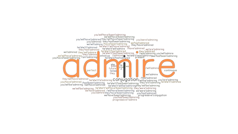 Admire Past Tense: Verb Forms, Conjugate ADMIRE - GrammarTOP.com