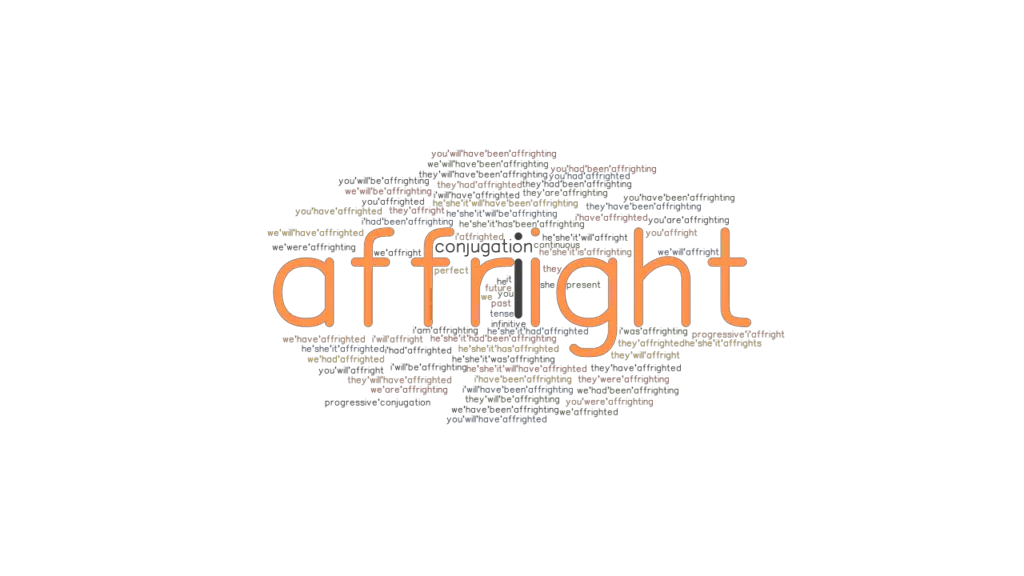 Affright Past Tense: Verb Forms, Conjugate AFFRIGHT - GrammarTOP.com