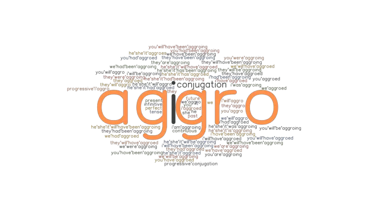 Aggro Past Tense: Verb Forms, Conjugate AGGRO - GrammarTOP.com