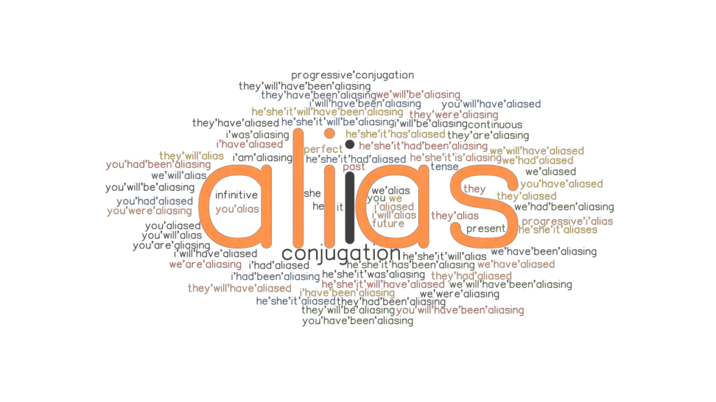 Alias Past Tense: Verb Forms, Conjugate ALIAS - GrammarTOP.com