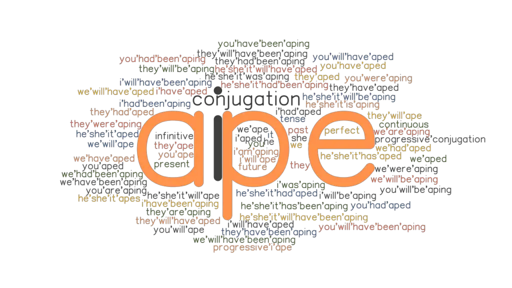 Ape Past Tense: Verb Forms, Conjugate APE - GrammarTOP.com