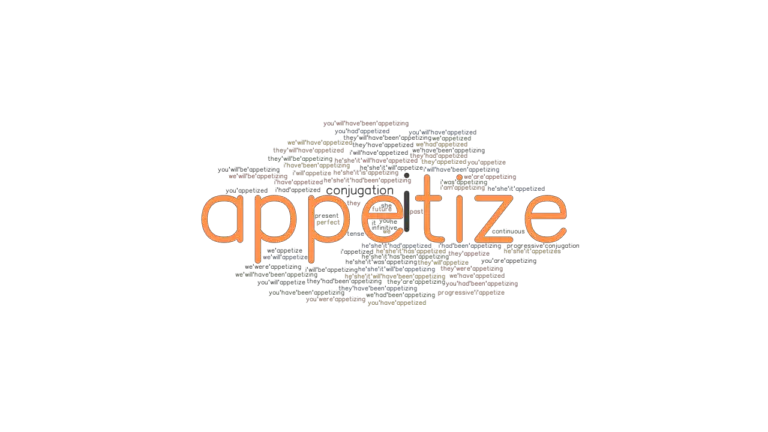 Appetize Past Tense: Verb Forms, Conjugate APPETIZE - GrammarTOP.com