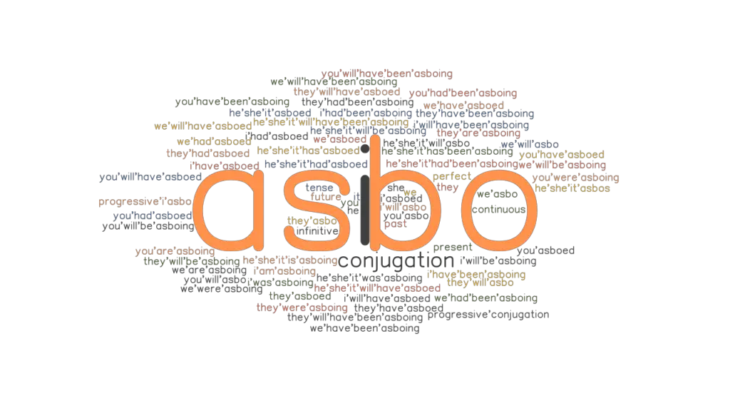Asbo Past Tense: Verb Forms, Conjugate ASBO - GrammarTOP.com