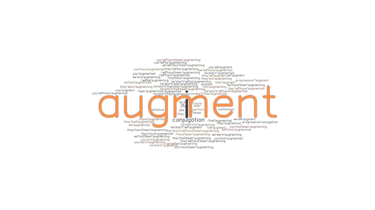 Augment Past Tense: Verb Forms, Conjugate AUGMENT - GrammarTOP.com