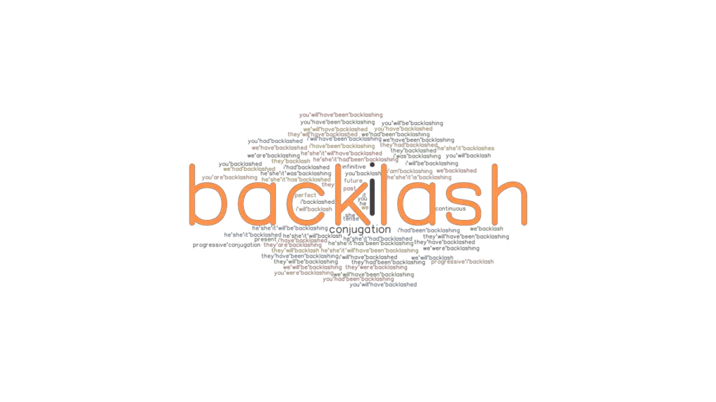 Backlash Past Tense: Verb Forms, Conjugate BACKLASH - GrammarTOP.com