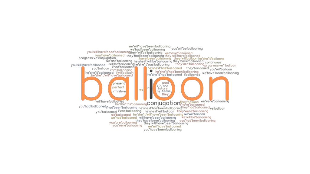 Balloon Past Tense: Verb Forms, Conjugate BALLOON - GrammarTOP.com
