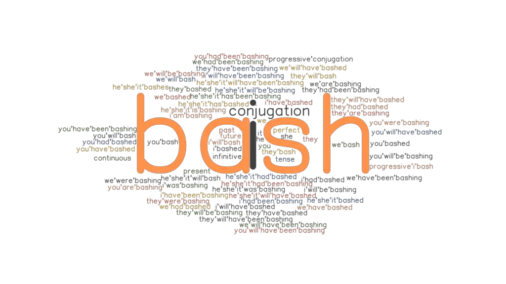 Bash Past Tense: Verb Forms, Conjugate BASH - GrammarTOP.com
